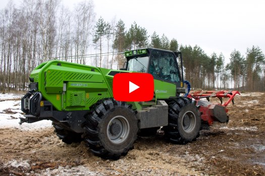 Merlo TRE EMME MM X350 s lesní frézou AHWI 650 H | Agroportal24h.cz