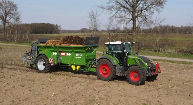 Nové rozmetadlo HAWE TST 14 s nízkou ložnou plochou | Agroportal24h.cz