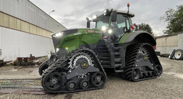 Fendt 1042 Vario dostal pásový podvozek Poluzzi Track | Agroportal24h.cz
