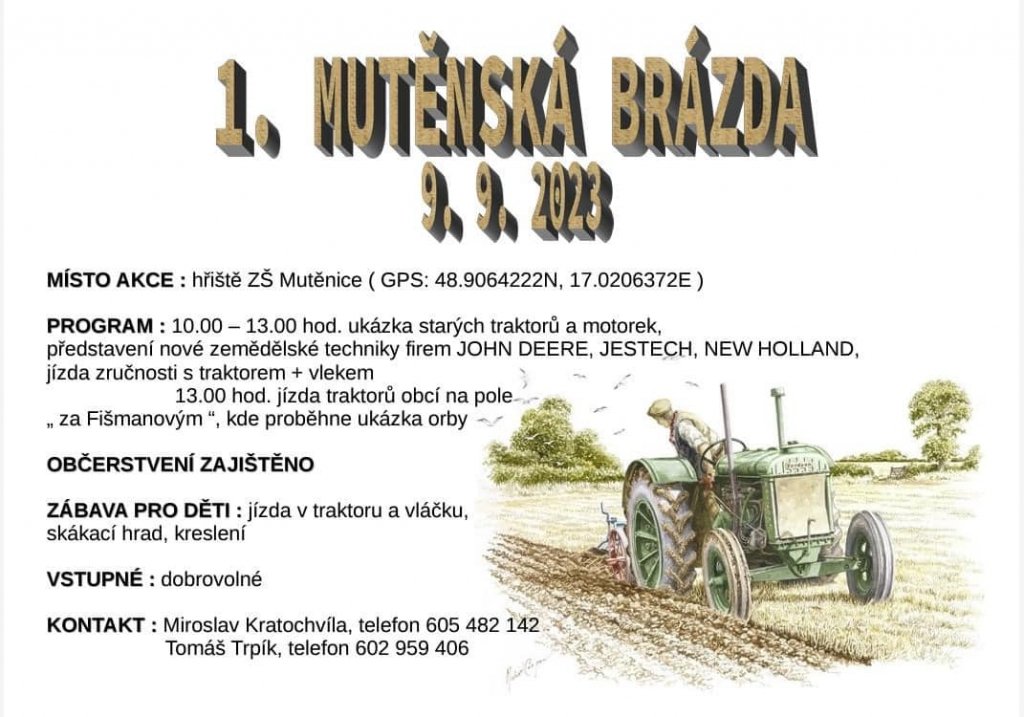 1. Mutěnická brázda | Agroportal24h.cz